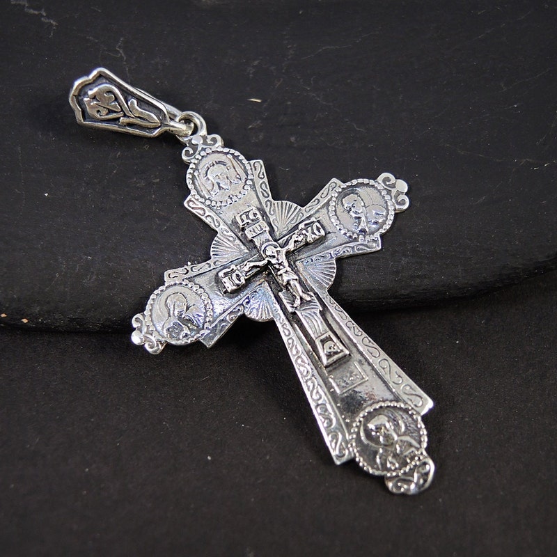 Silver Cross - Etsy