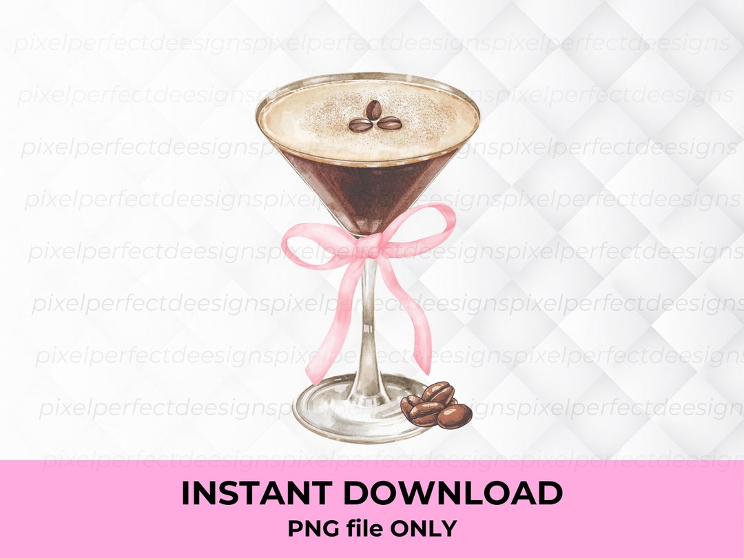 Espresso Martini PNG Espresso Bow Png Cocktail Espresso PNG Bow Martini ...