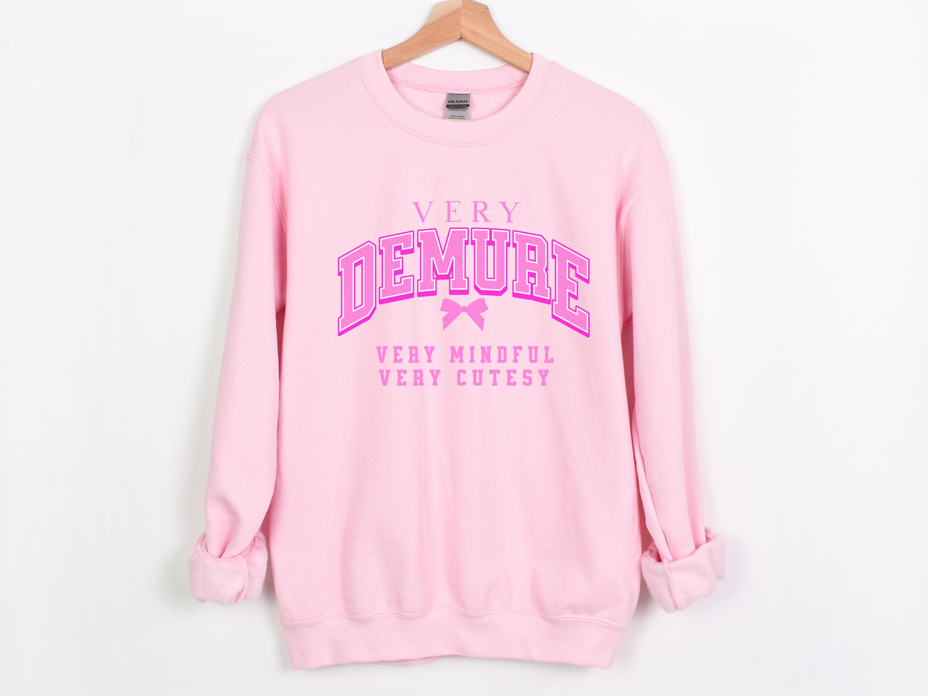 Very Demure Very Mindful Very Cutesy SVG Athletic Bow Png File Coquette ...