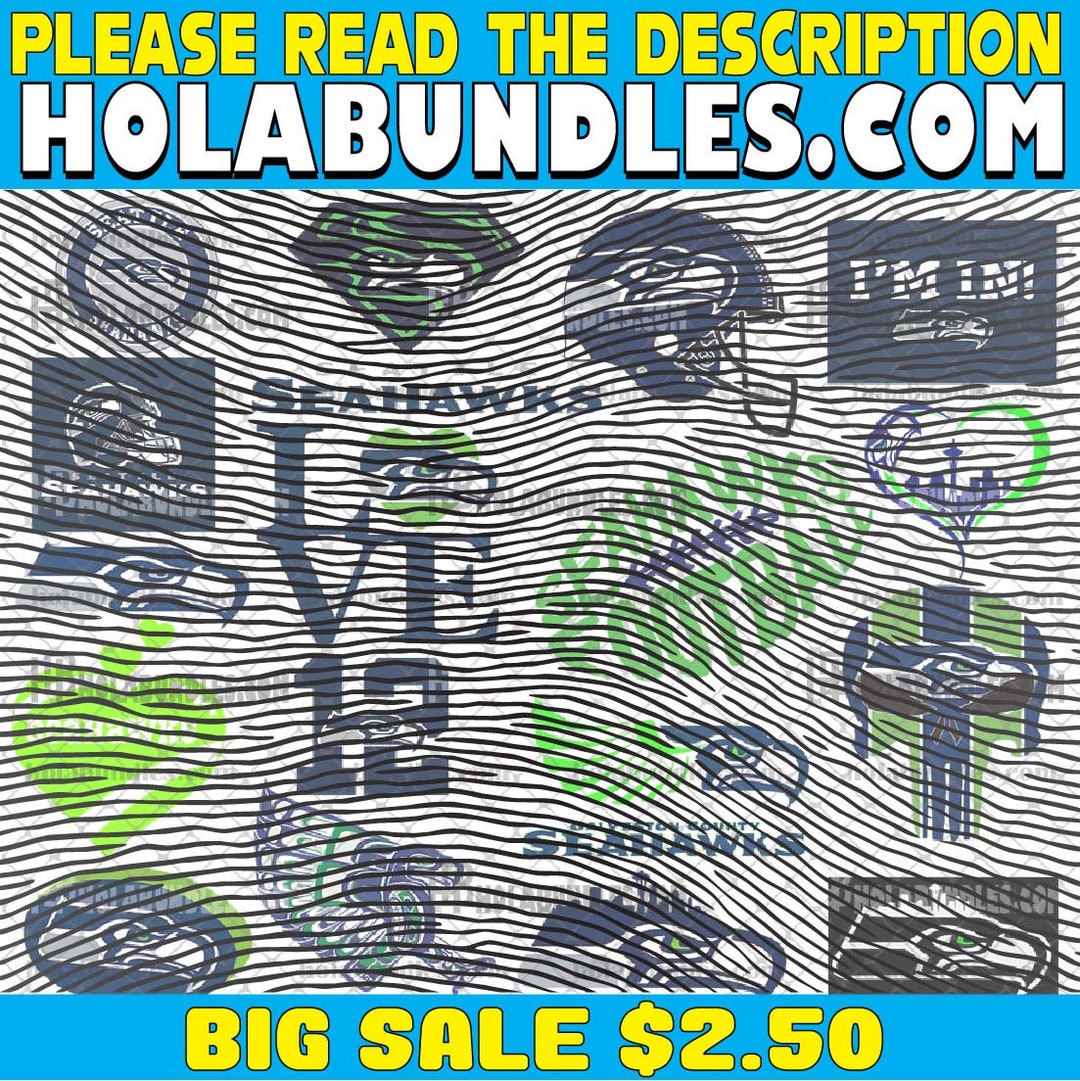 Seattle Seahawk Bundle Svg, Seattle Seahawk Svg, Sports Svg Files, Svg ...