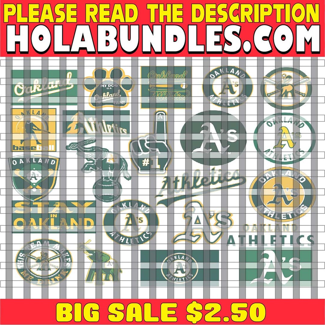 Oakland Athletics SVG PNG, Svg Sports Files, Svg for Cricut, Clipart, Baseball Cut File, Layered ...