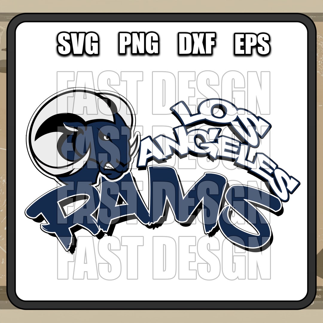 Los Angeles Ramss Football SVG PNG Bundle, Svg Sports Files, Svg for ...