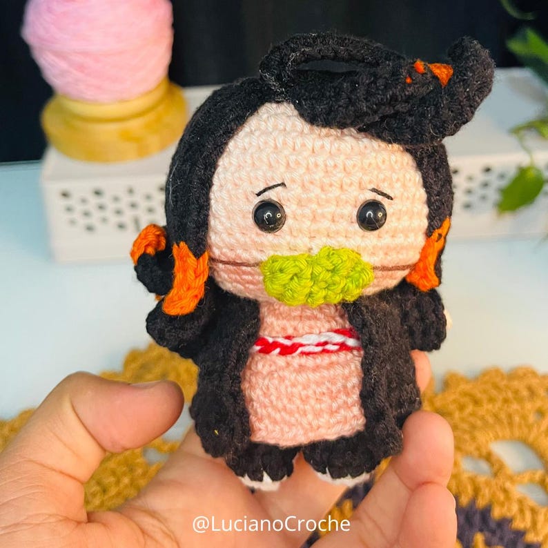 Nezuko Kamado Amigurumi Pattern – PDF - Etsy