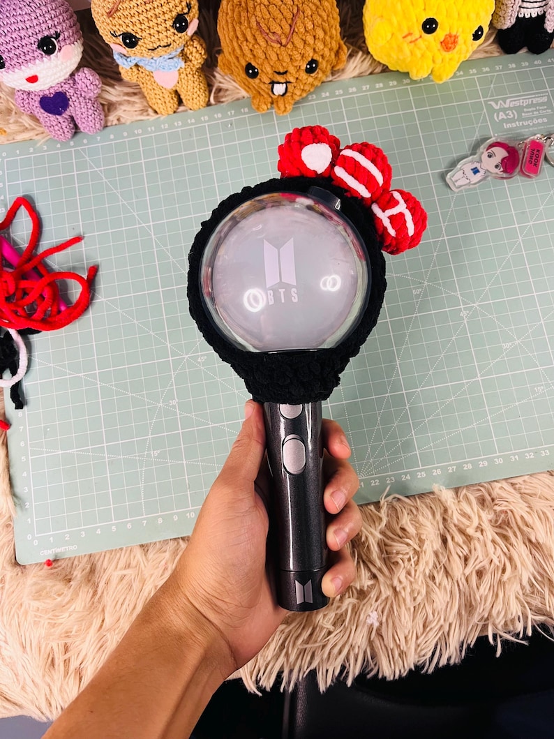 Army Bomb Crochet Cover ARIRANG Pattern PDF | BTS Lightstick Cover ...