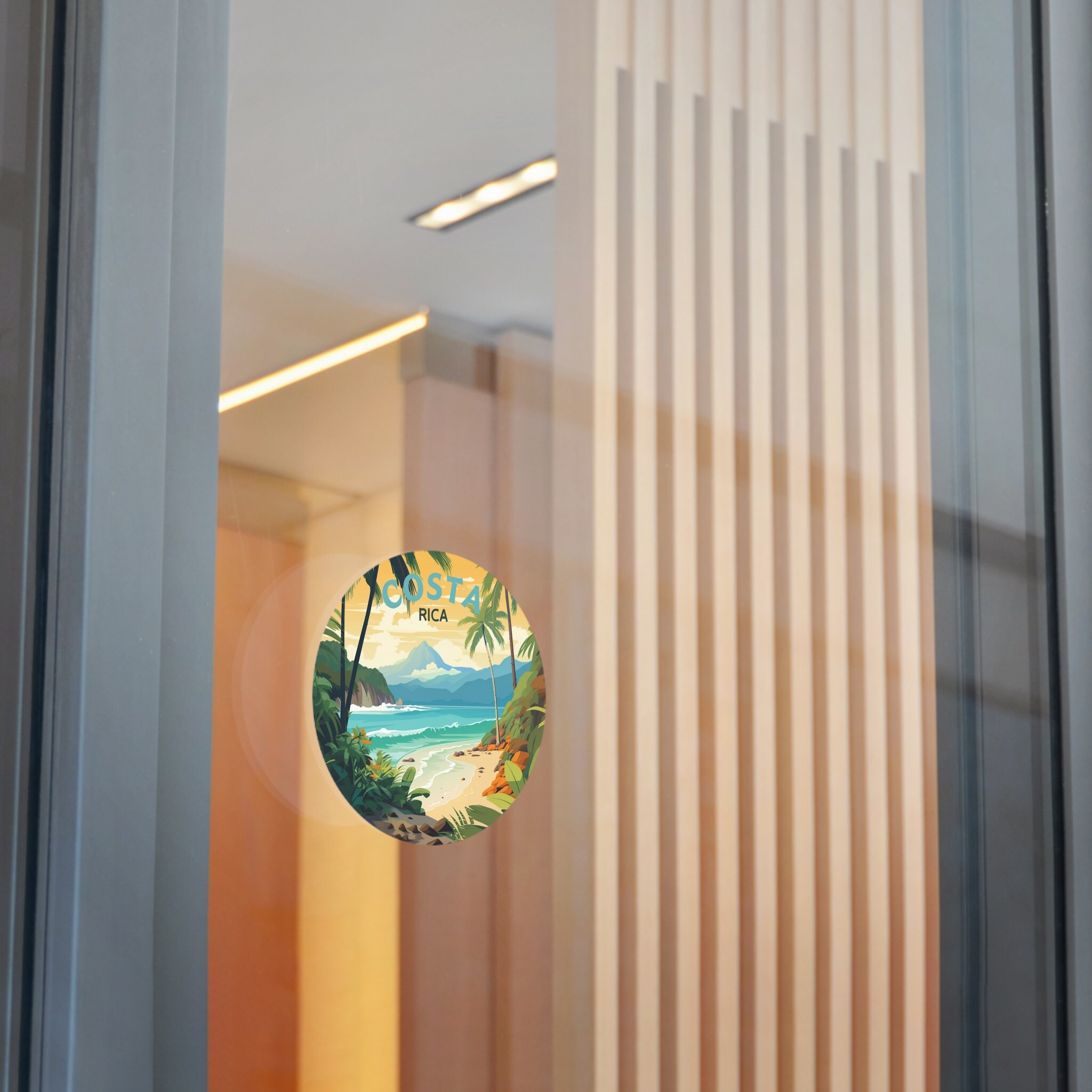 Costa Rica Travel Vinyl Sticker Decal Luggage, Laptop, Notebook ...