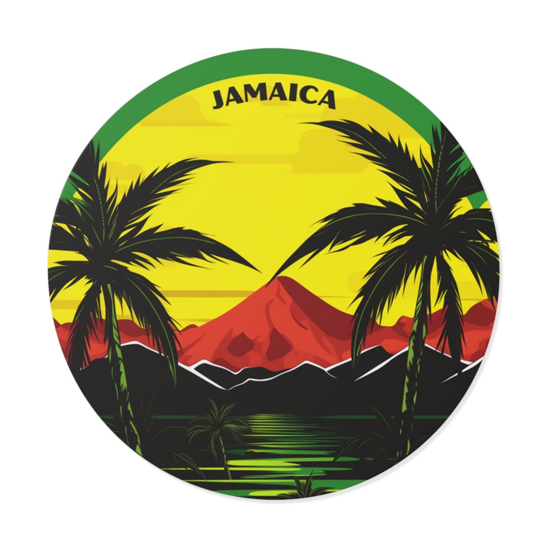 Jamaica Vinyl Sticker Decal - Travel, Luggage, Laptop, Notebook ...