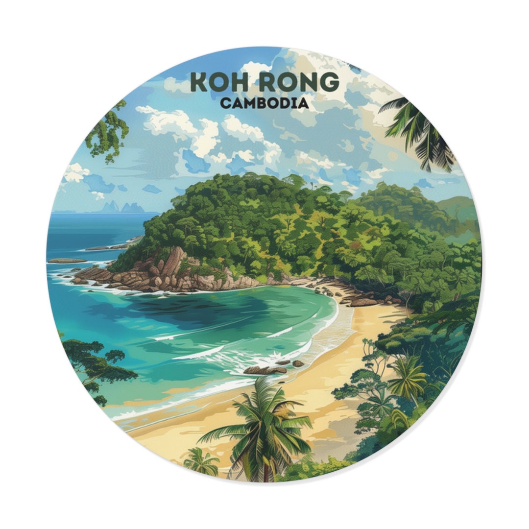 Koh Rong Cambodia Vinyl Sticker Decal - Travel, Luggage, Laptop ...