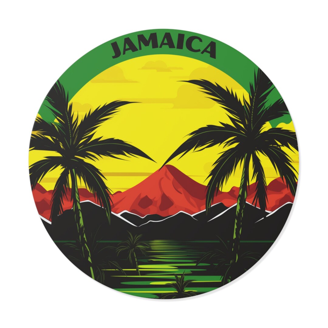 Jamaica Vinyl Sticker Decal Travel, Luggage, Laptop, Notebook, Journal ...