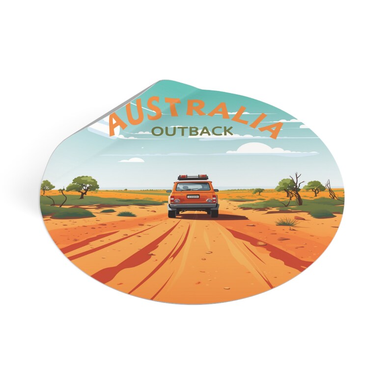 The Australian Outback Roadtrip Vinyl Sticker Decal Travel, Luggage ...