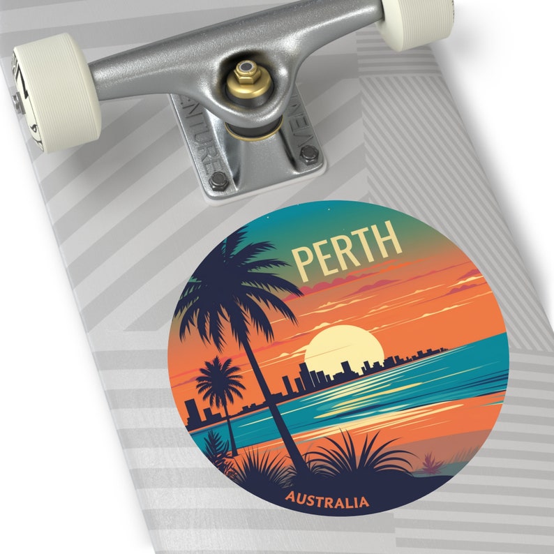 Perth Australia Vinyl Sticker Decal Travel, Luggage, Laptop, Notebook ...