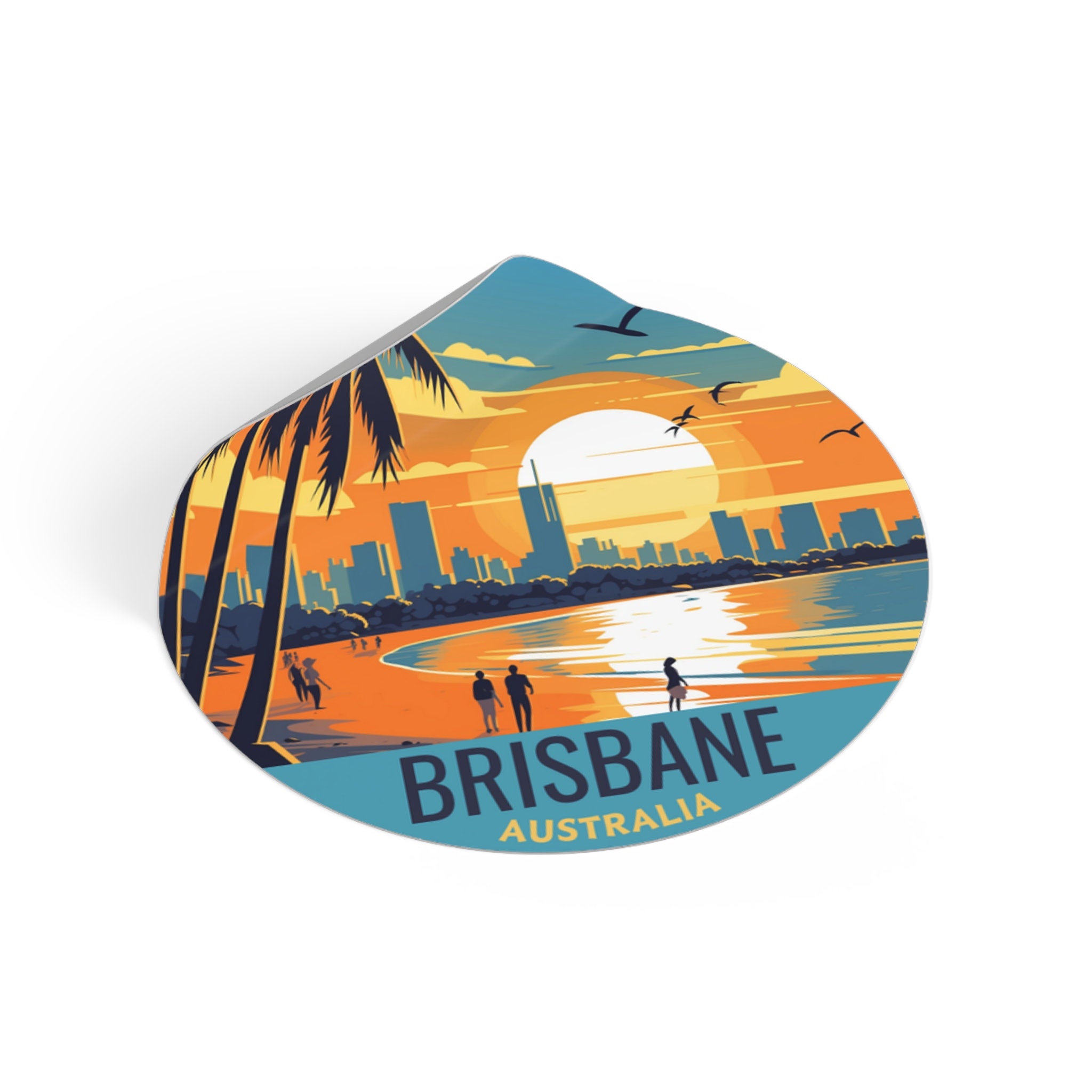 Brisbane Australia Vinyl Sticker Decal Travel, Luggage, Laptop ...