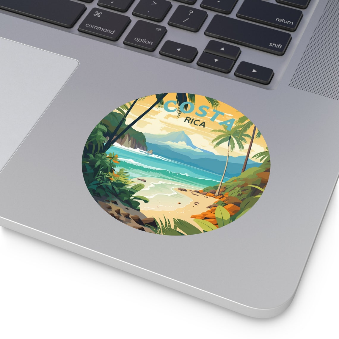 Costa Rica Travel Vinyl Sticker Decal Luggage, Laptop, Notebook ...