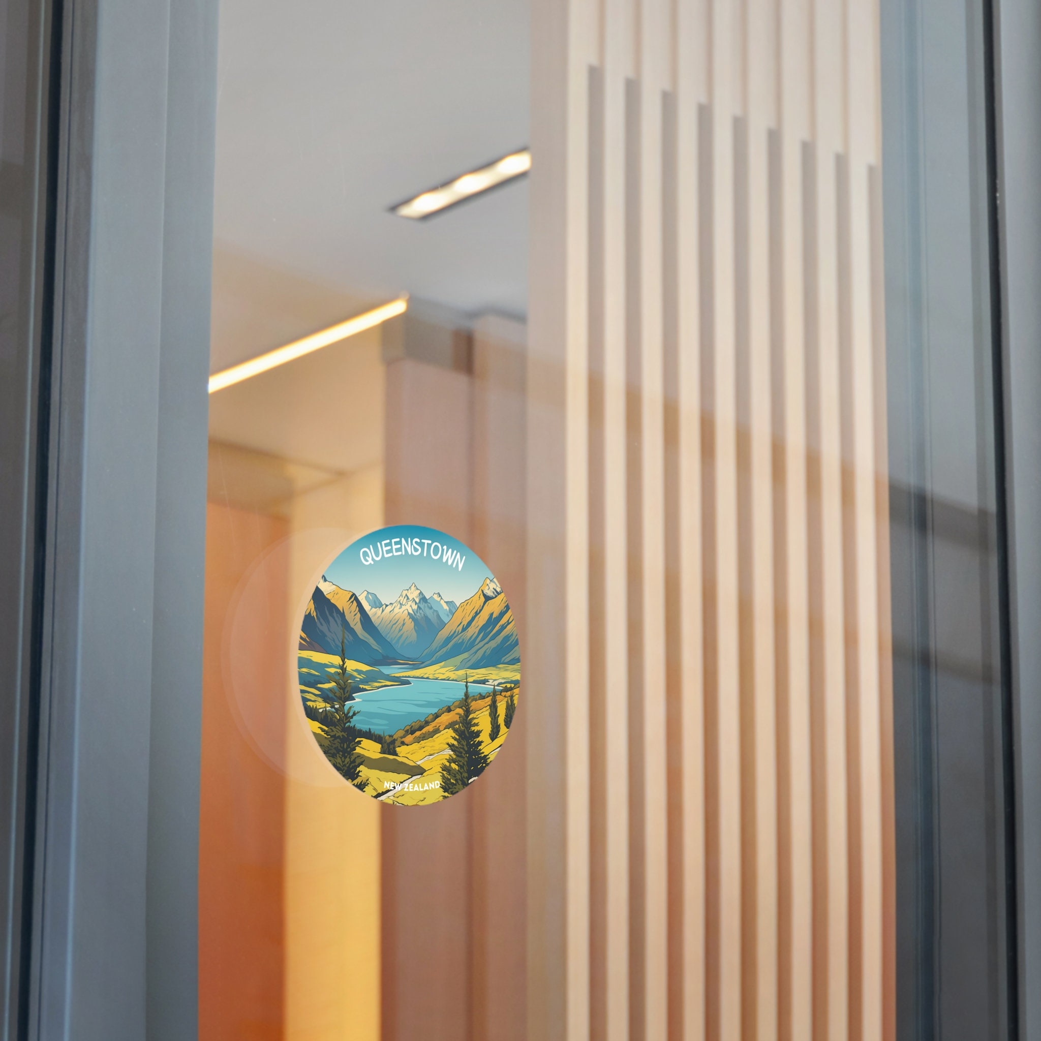 Queenstown, New Zealand Vinyl Sticker Decal Travel, Luggage, Laptop ...