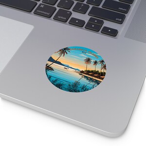 Mamanuca Islands Fiji Vinyl Sticker Decal -travel, Laptop, Notebook ...