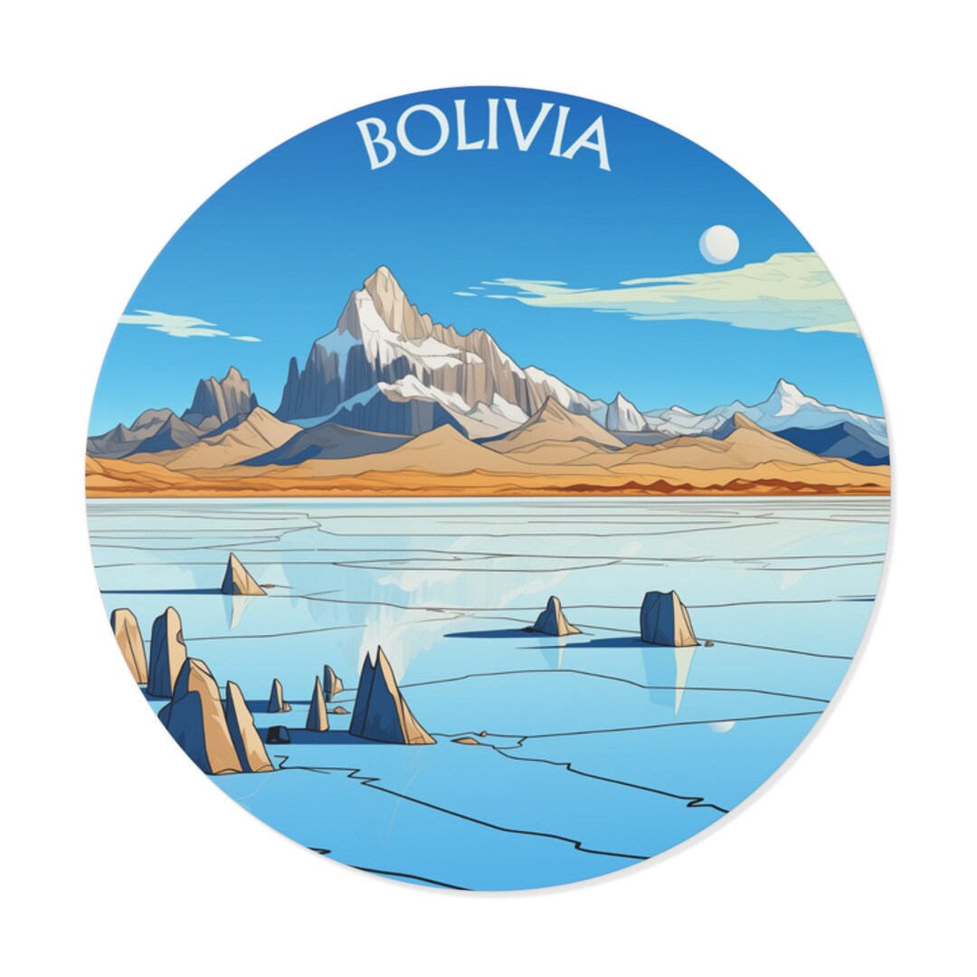 Bolivia Landscape Vinyl Sticker Decal Travel, Luggage, Laptop, Notebook ...