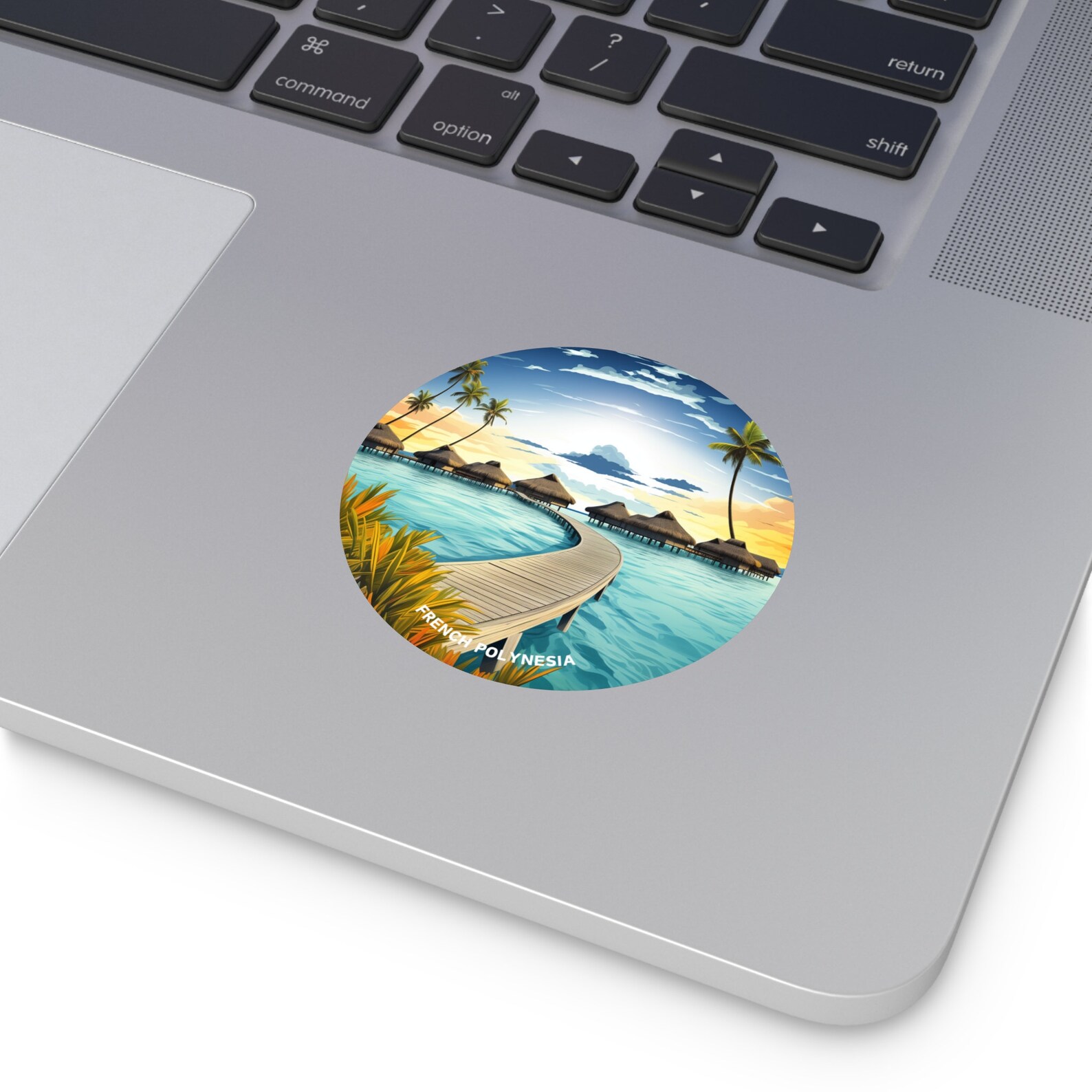 French Polynesia Vinyl Sticker Decal -travel, Laptop, Notebook, Journal ...