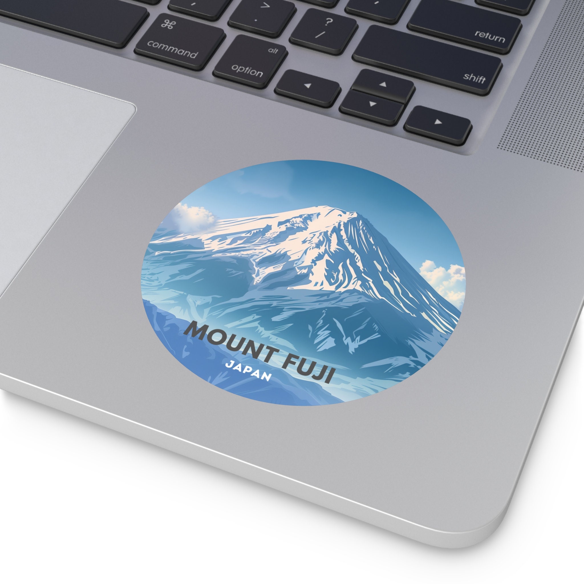 Mount Fuji Japan Vinyl Sticker Decal - Travel, Luggage, Laptop ...