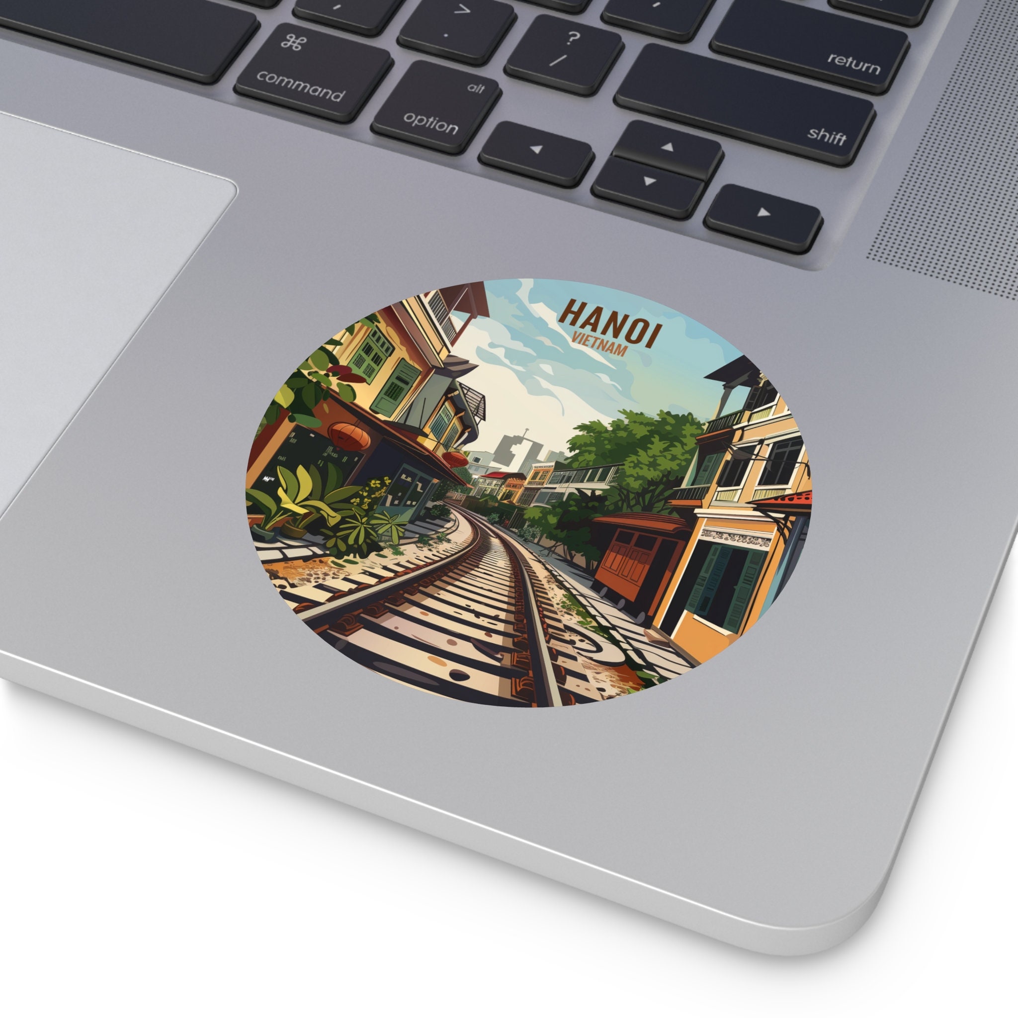 Hanoi Vietnam Vinyl Sticker Decal Travel, Luggage, Laptop, Notebook ...