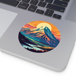 Ecuador Vinyl Sticker Decal Travel, Luggage, Laptop, Notebook, Journal ...