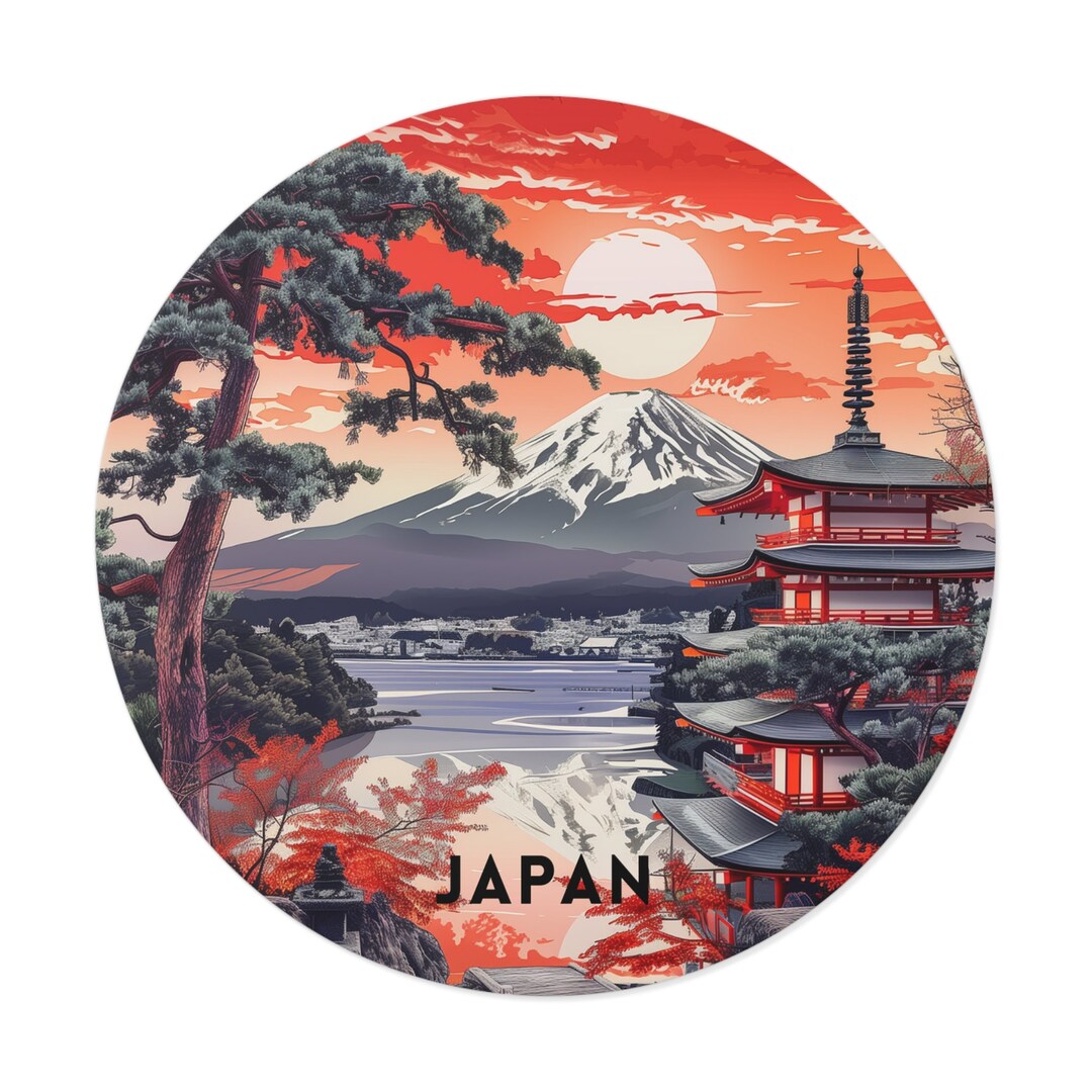 Japan Vinyl Sticker Decal Travel, Luggage, Laptop, Notebook, Journal ...