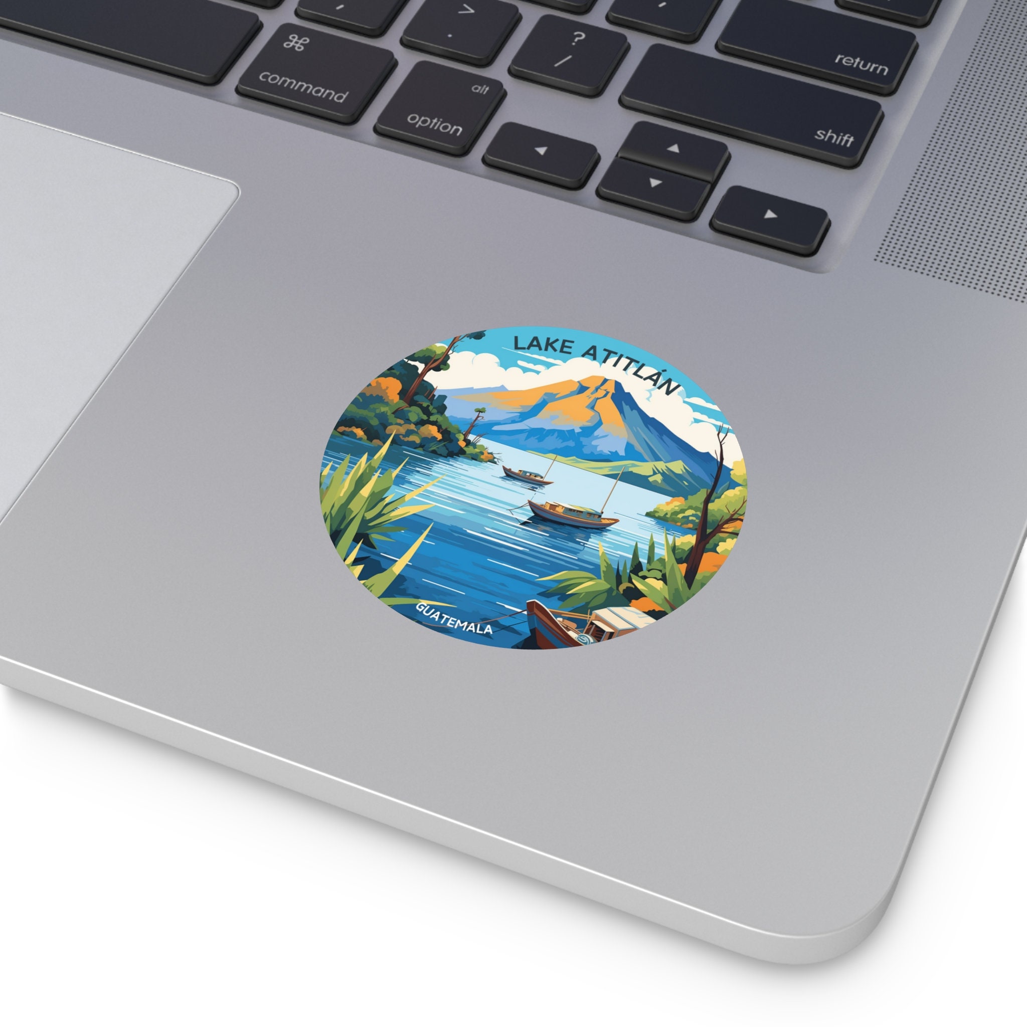 Lake Atitlán Guatemala Central America Vinyl Sticker Decal Travel ...
