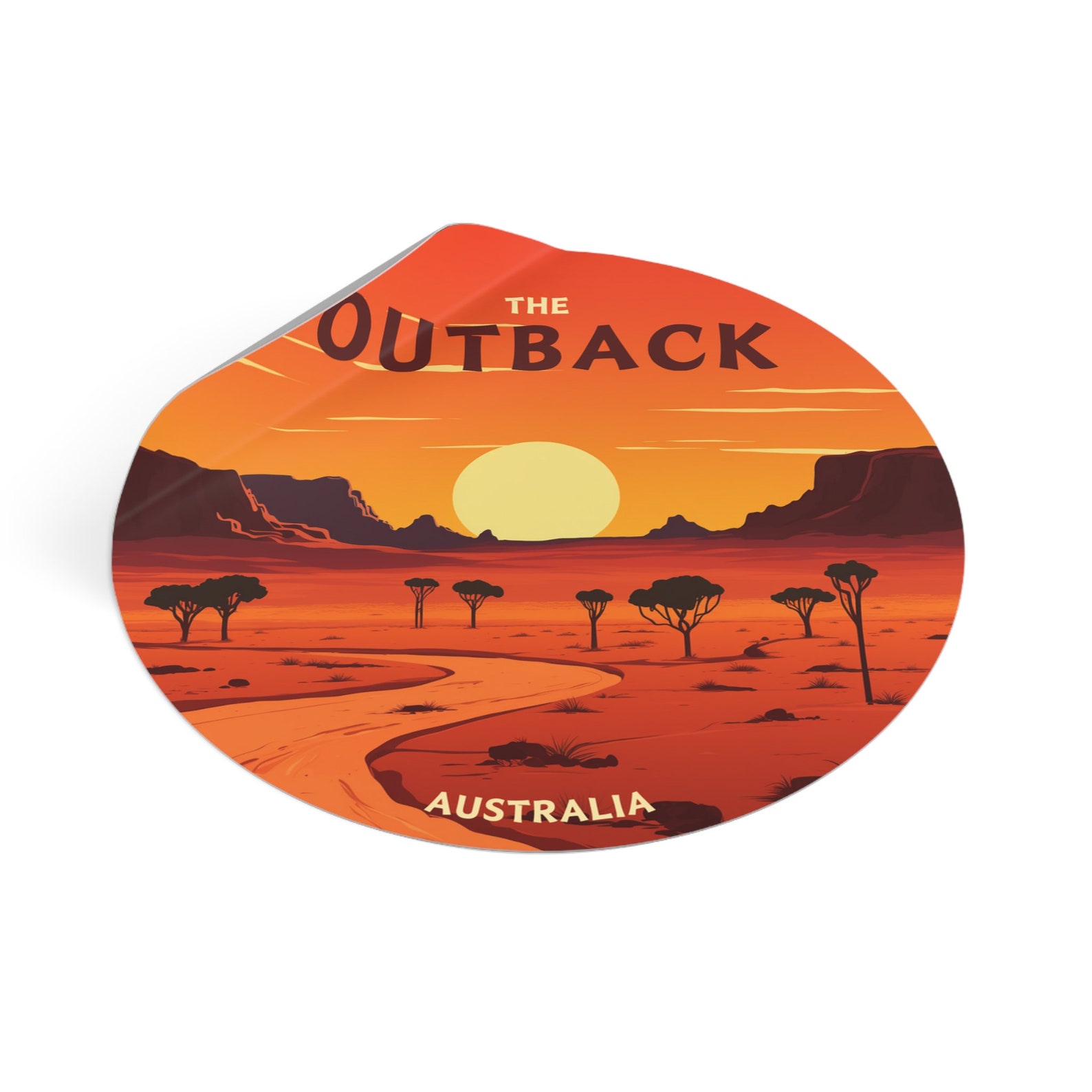 Australian Outback Vinyl Sticker Decal Travel, Luggage, Laptop ...