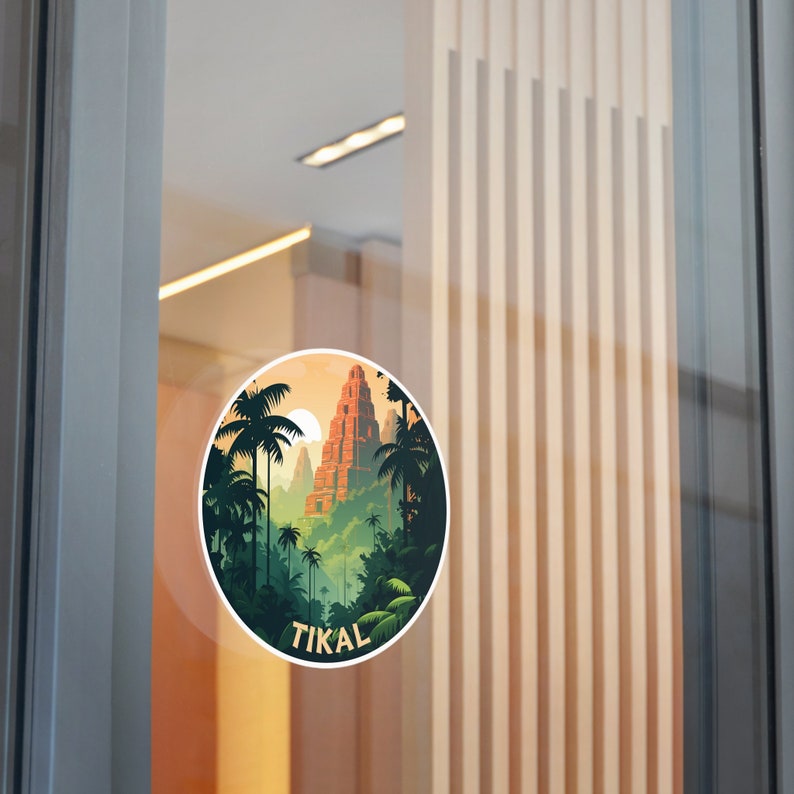 Tikal Guatemala Mayan Ruins Vinyl Sticker Decal Travel, Laptop ...