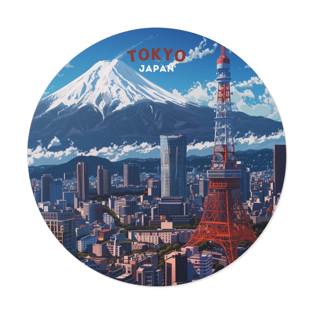 Tokyo Japan Vinyl Sticker Decal - Travel, Luggage, Laptop, Notebook ...