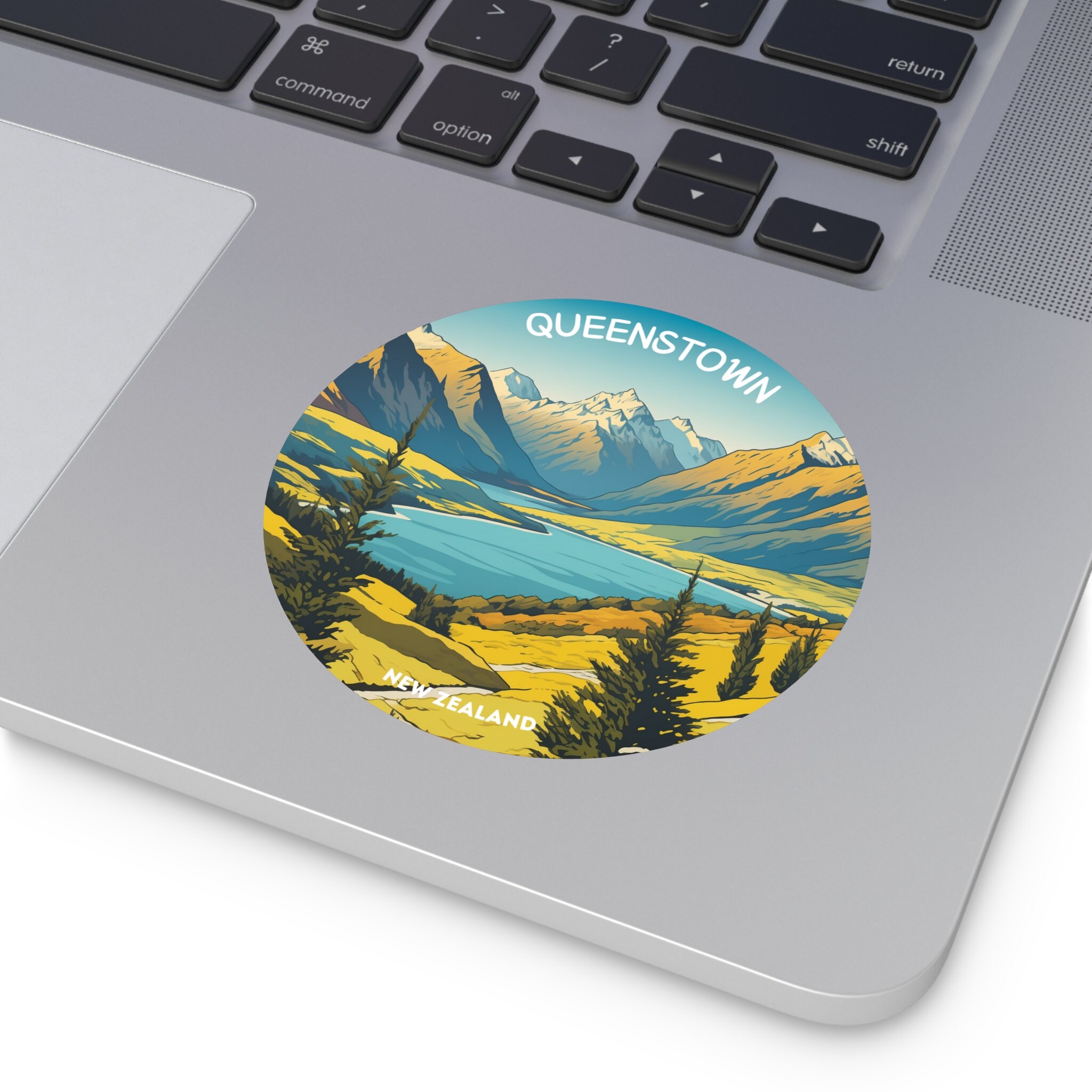 Queenstown, New Zealand Vinyl Sticker Decal Travel, Luggage, Laptop ...