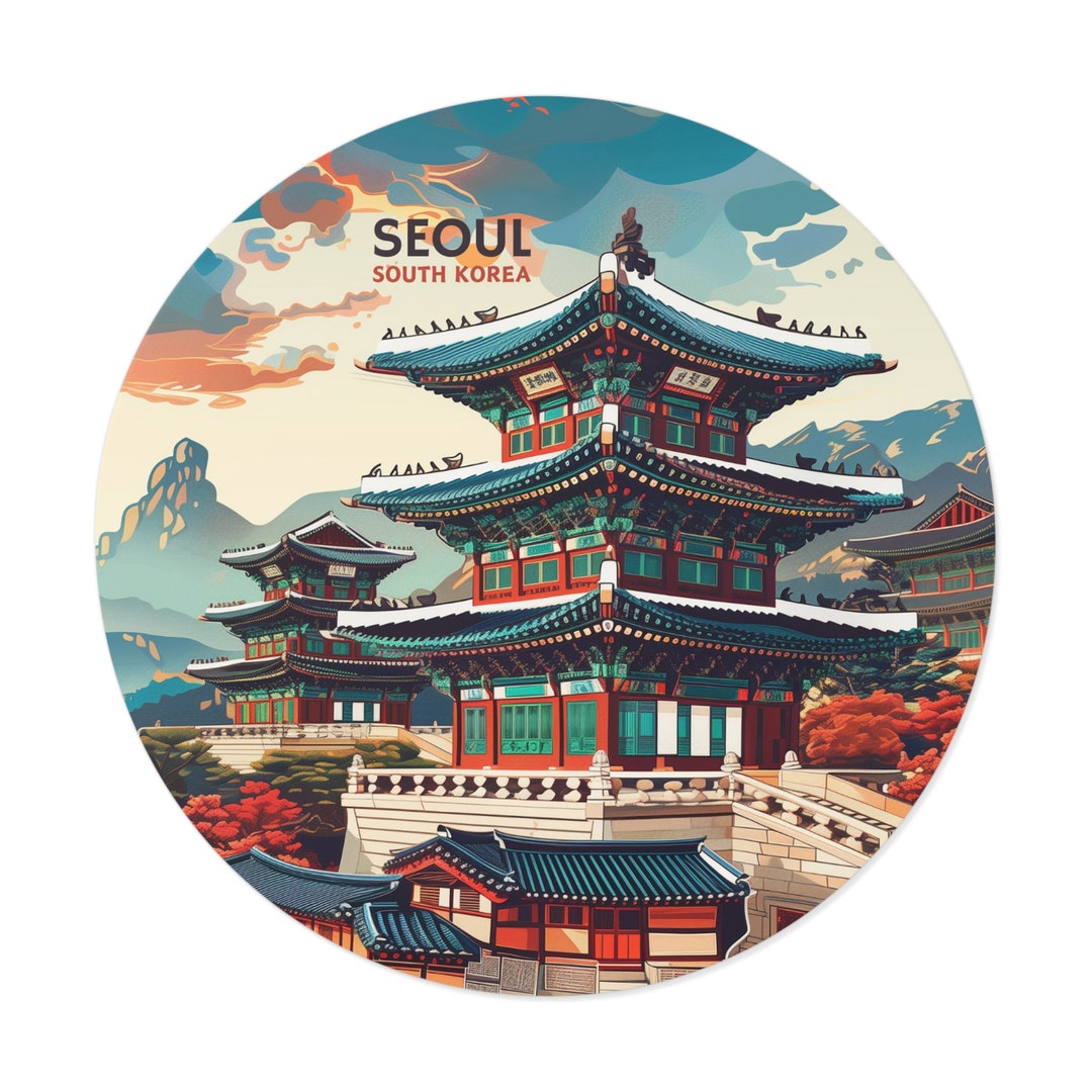 Seoul South Korea Vinyl Sticker Decal Travel, Luggage, Laptop, Notebook ...