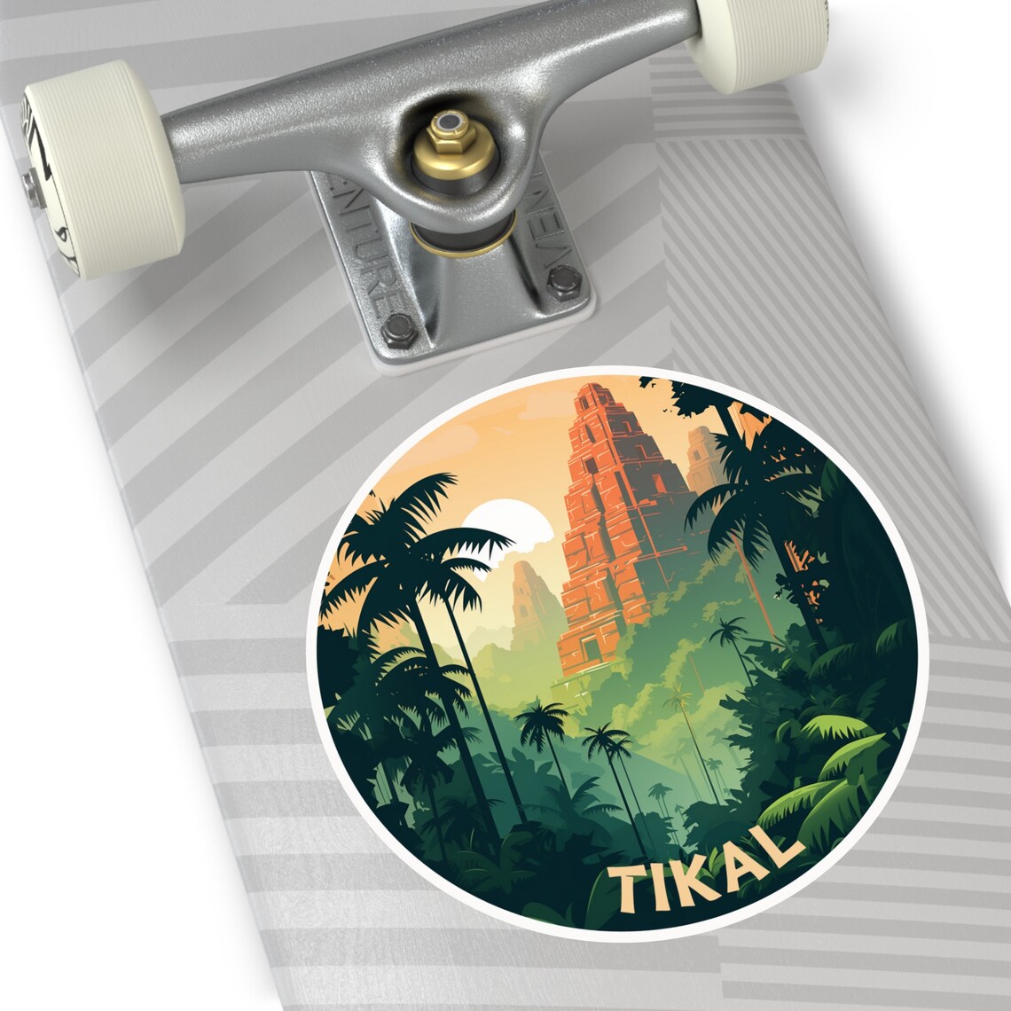 Tikal Guatemala Mayan Ruins Vinyl Sticker Decal Travel, Laptop ...