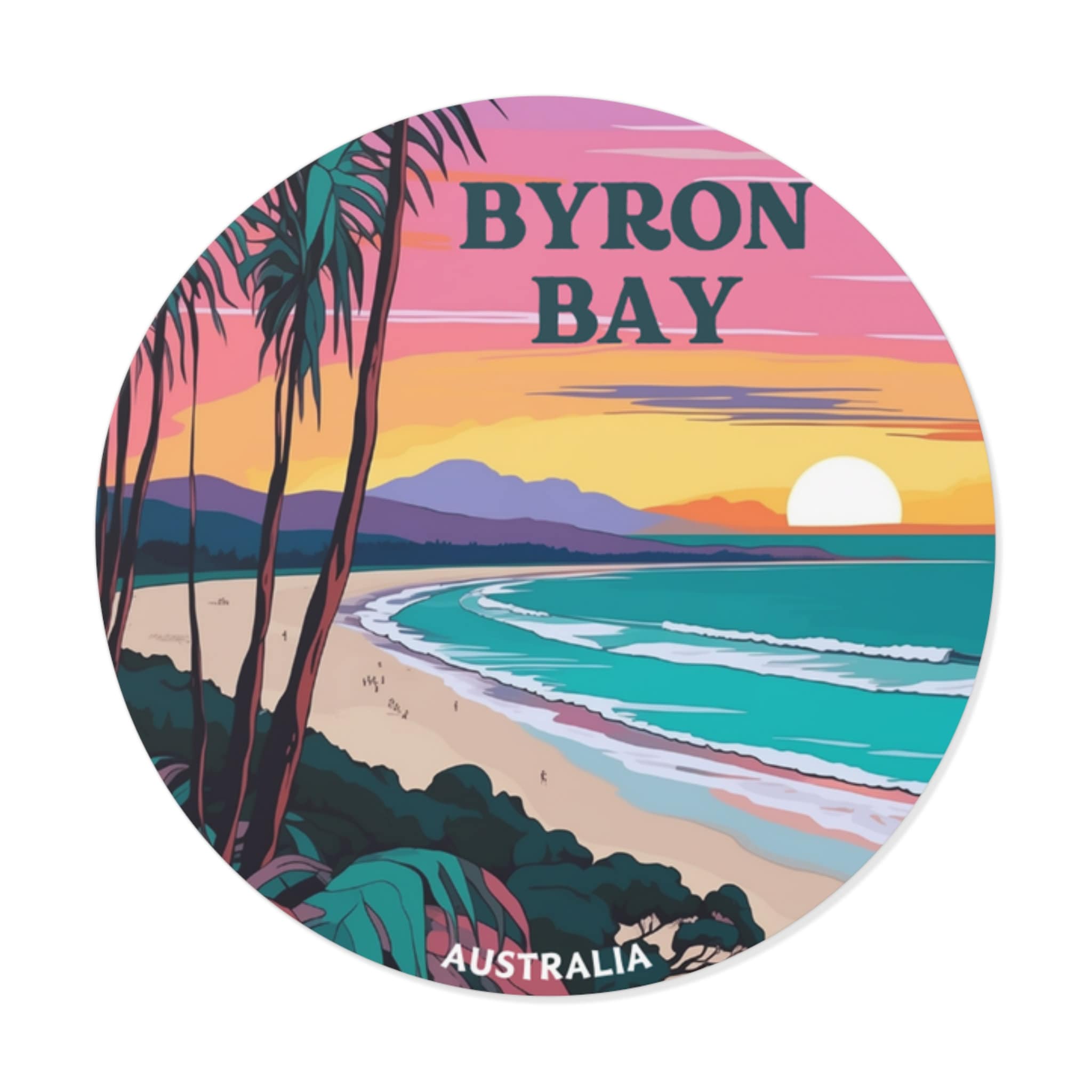 Byron Bay Australia Vinyl Sticker Decal Travel, Luggage, Laptop ...