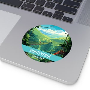 Monteverde, Costa Rica - Central America Travel Vinyl Sticker Decal ...