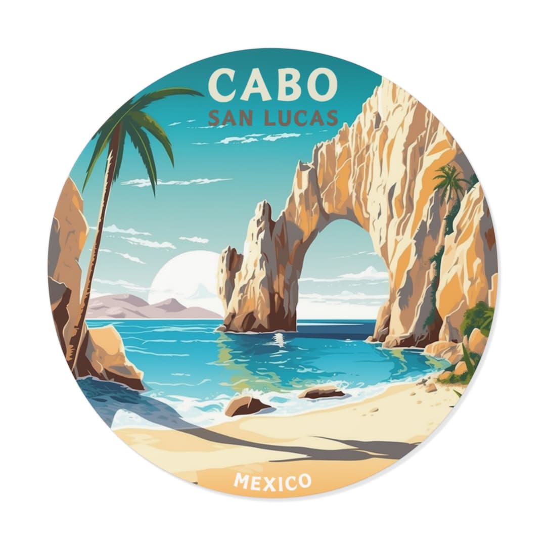 Cabo San Lucas, Mexico Vinyl Sticker Decal Travel, Luggage, Laptop ...