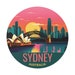 Retro Sydney Australia Vinyl Sticker Decal Travel, Luggage, Laptop ...