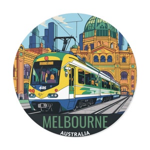Melbourne, Australia Vinyl Sticker Decal Travel, Luggage, Laptop ...