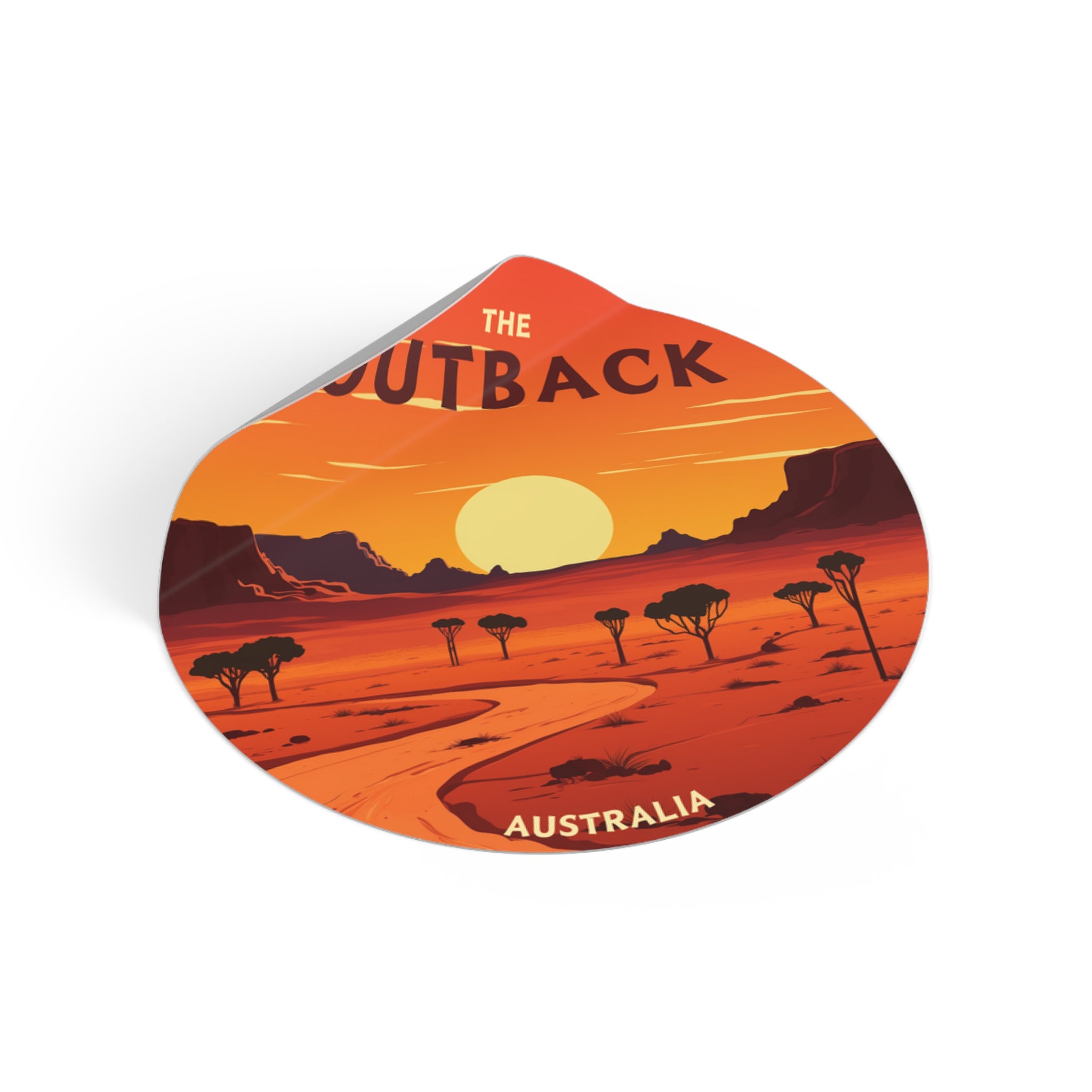 Australian Outback Vinyl Sticker Decal Travel, Luggage, Laptop ...
