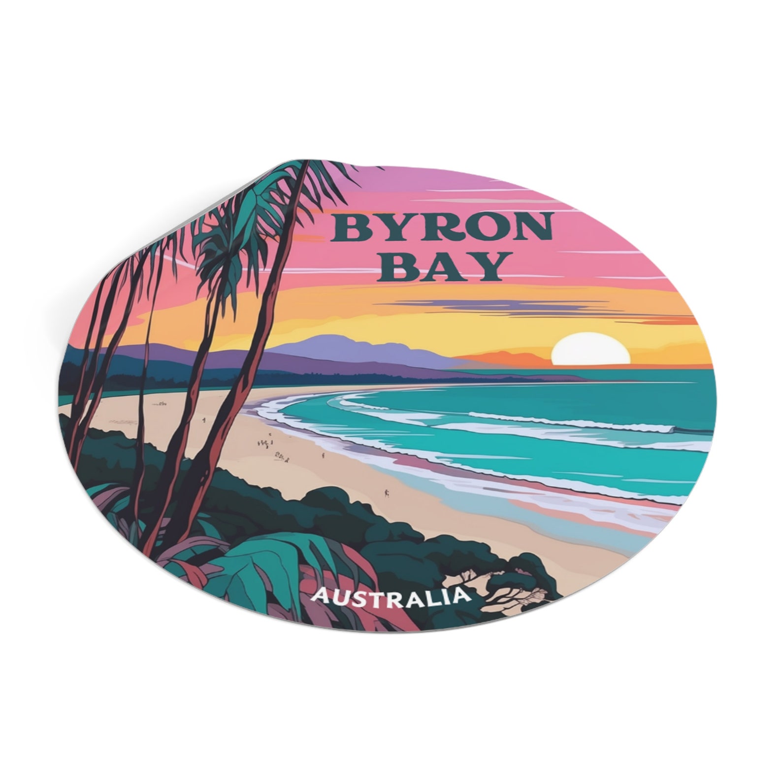 Byron Bay Australia Vinyl Sticker Decal Travel, Luggage, Laptop ...