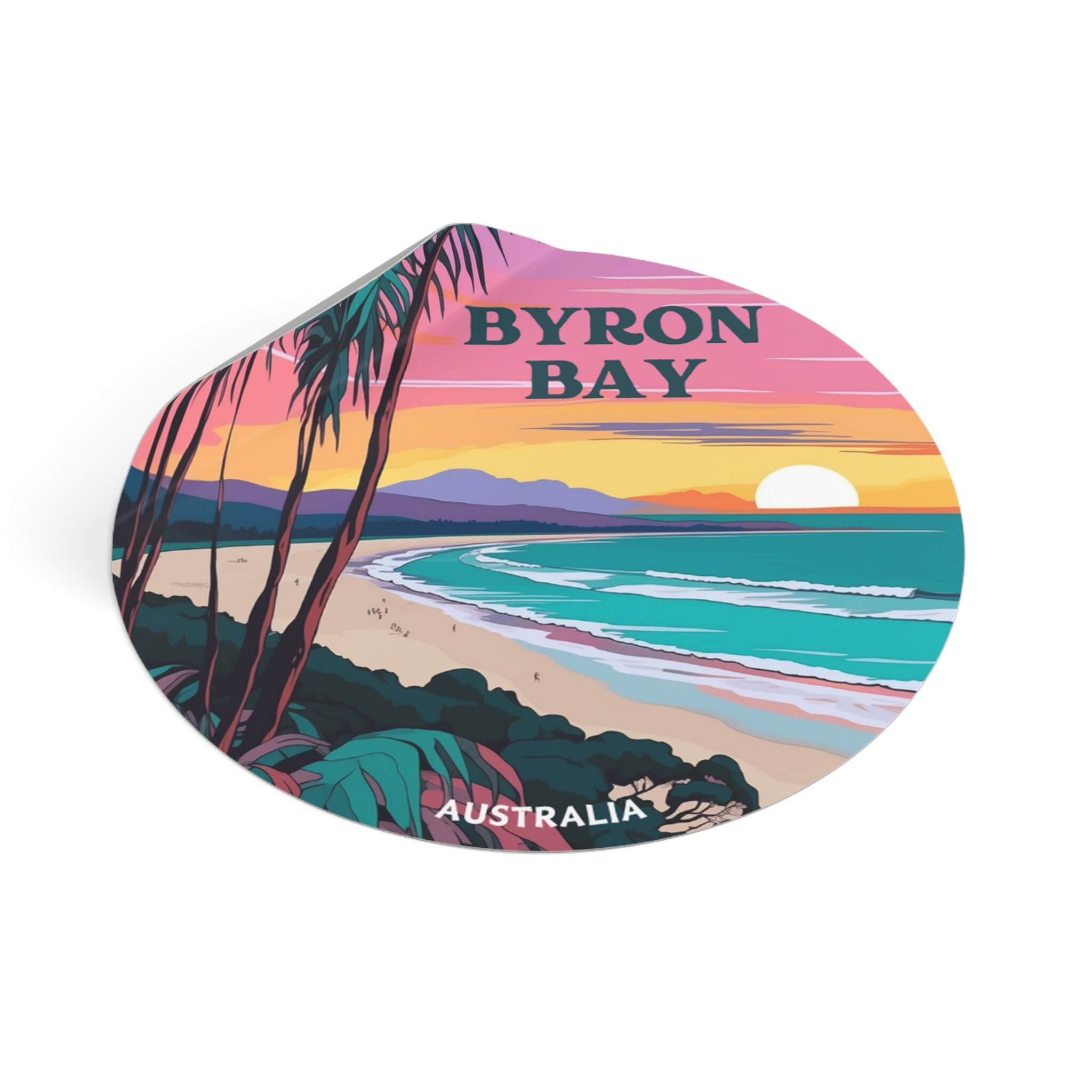 Byron Bay Australia Vinyl Sticker Decal Travel, Luggage, Laptop ...