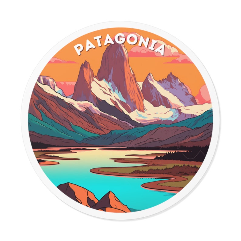 The Patagonia Vinyl Sticker Decal travel, Luggage, Laptop, Notebook ...