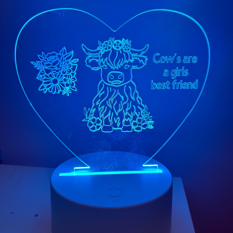 Cow Night Light - Etsy