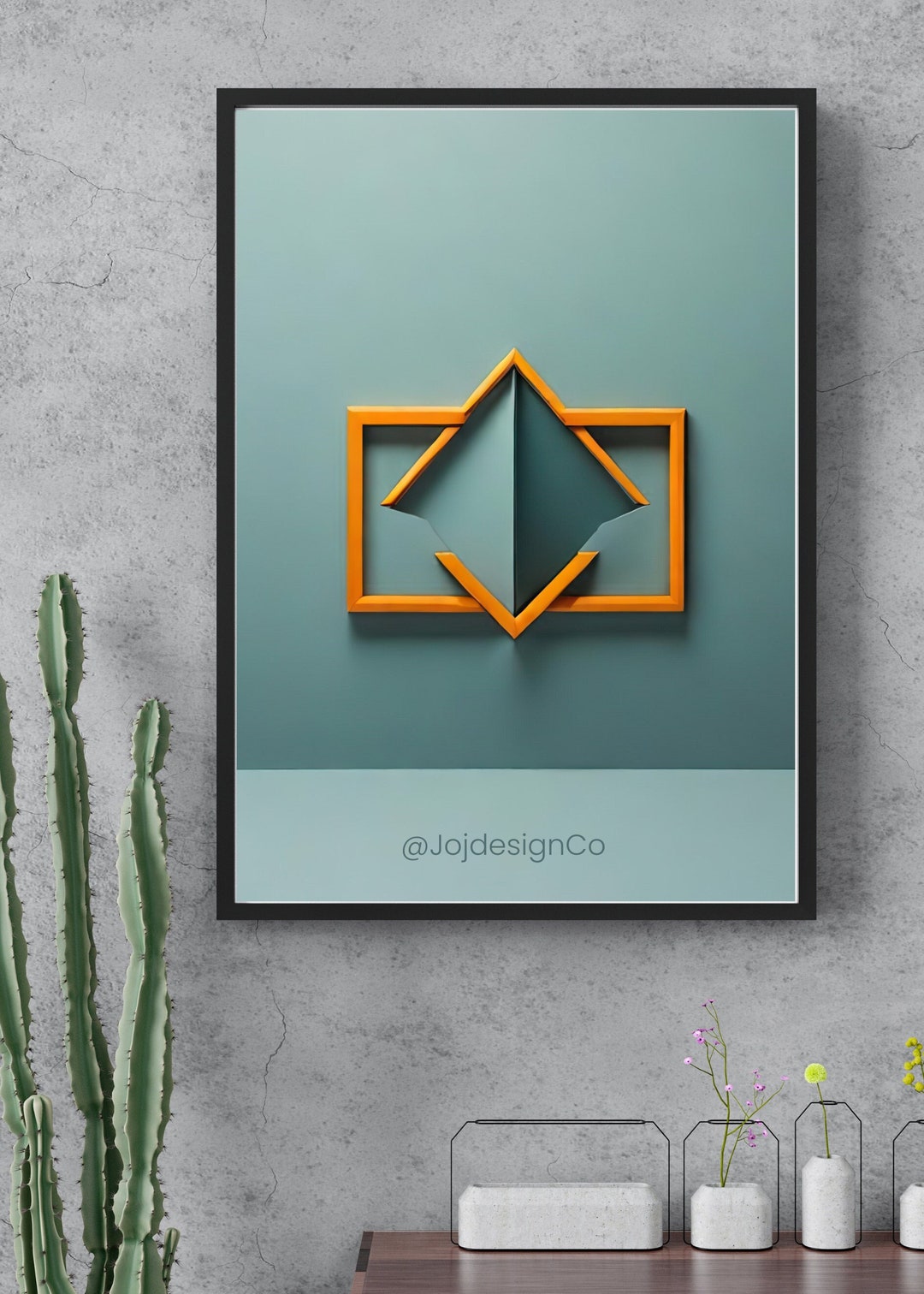 Geometric Wall Art Print, Instant Download Printable Art, Modern Wall ...