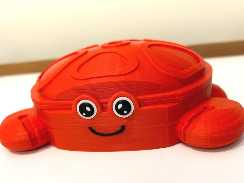 MINI Crab Sandbox Zen Garden or Storage Container L Home Office & Desk ...