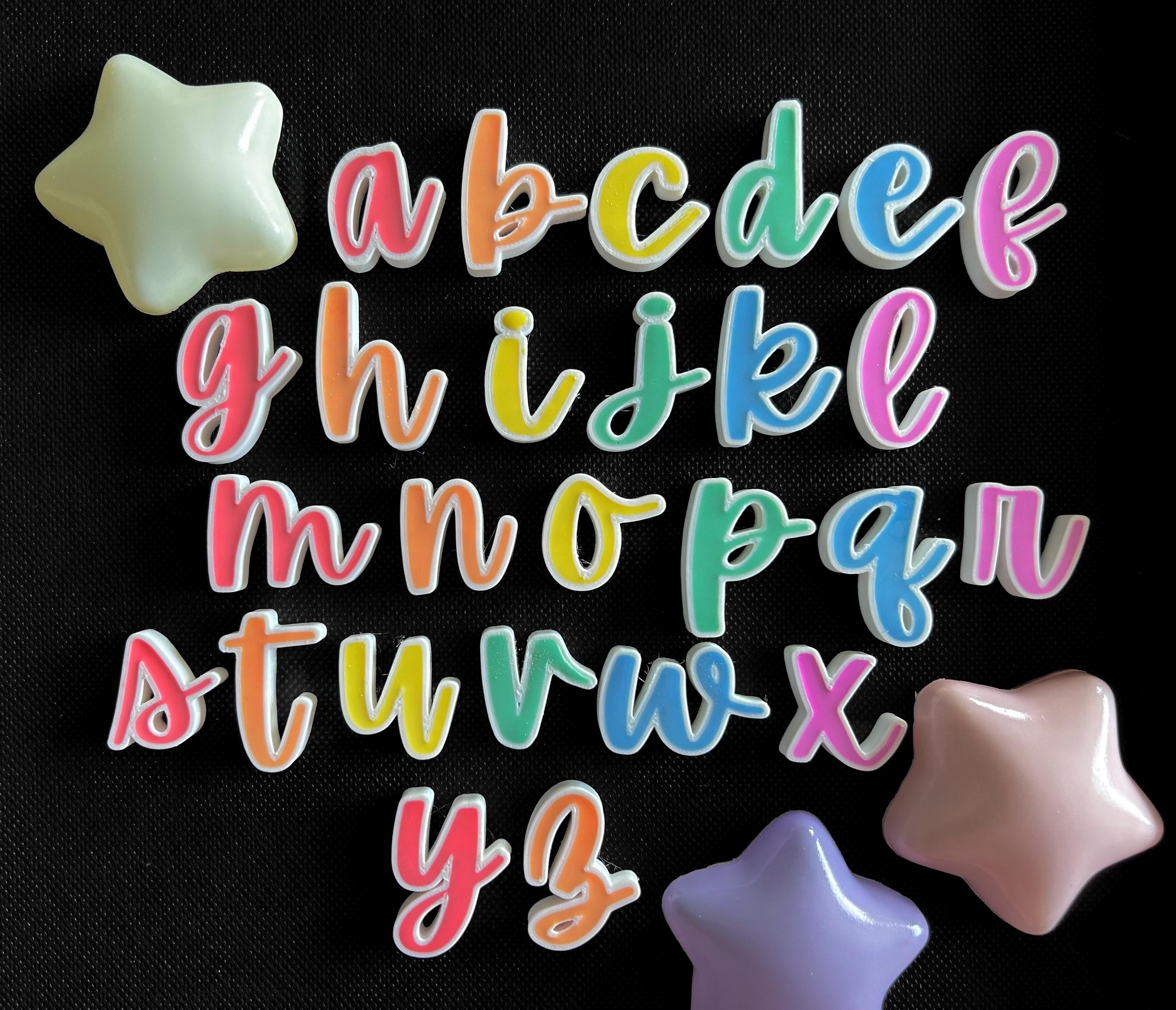 Lowercase Alphabet Fridge Magnets Pastel I Learning Abcs L Classroom ...