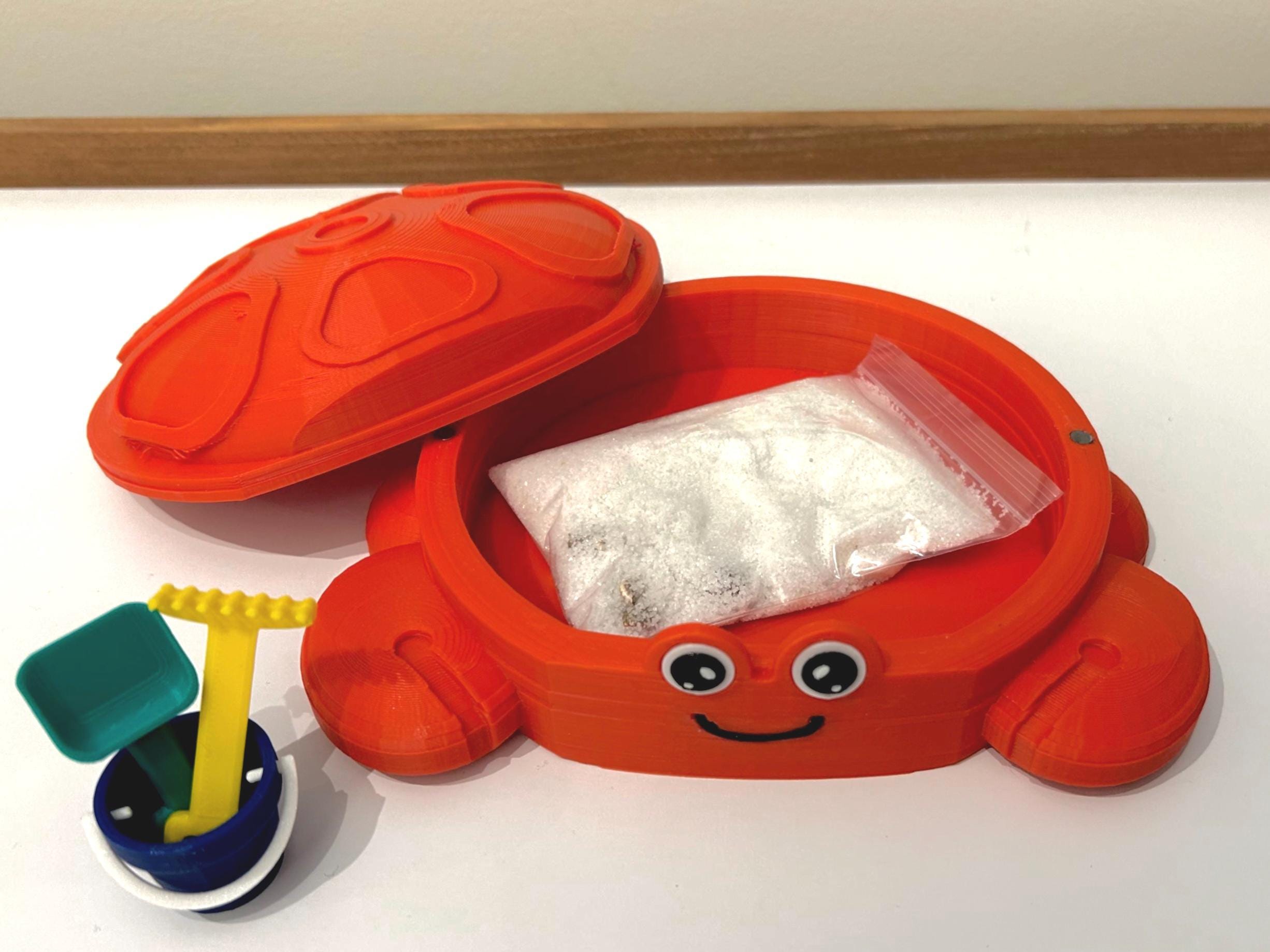 Crab Sandbox Zen Garden I Home Office & Desk Toy I Nostalgic Sensory ...