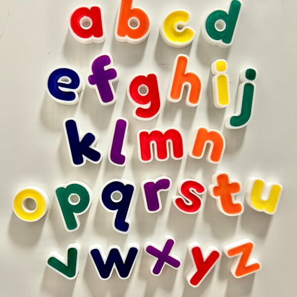 Alphabet Magnets - Etsy
