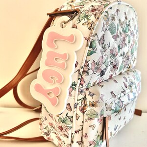 Groovy Backpack Extra Large Name Tag L Personalized School Keychain L ...