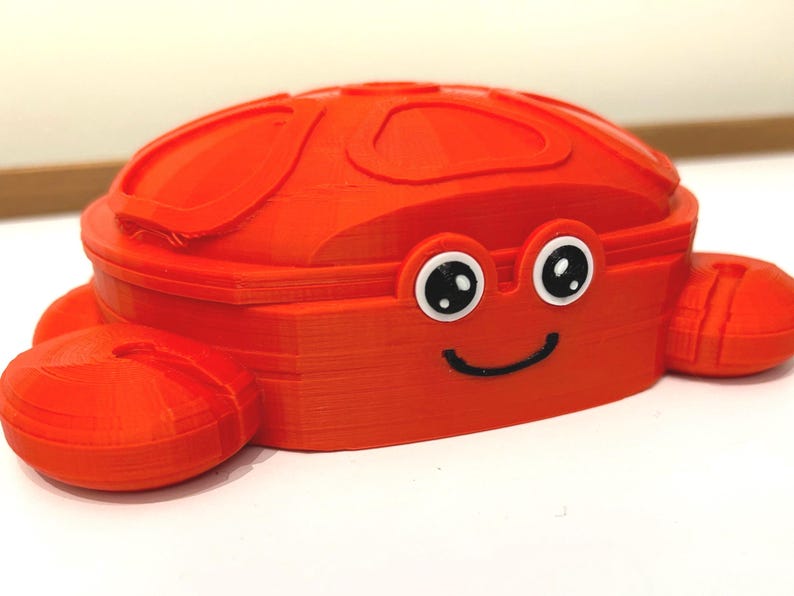 MINI Crab Sandbox Zen Garden or Storage Container L Home Office & Desk ...