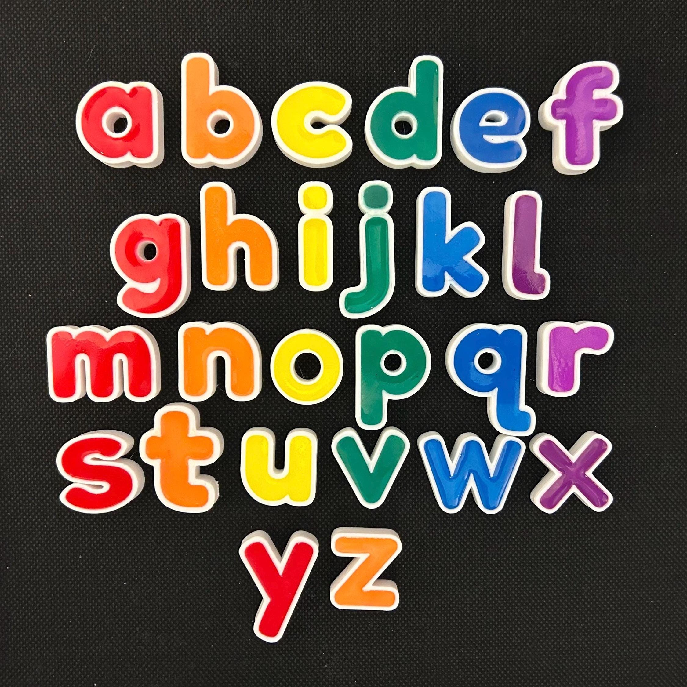 Rainbow Lowercase Alphabet Fridge Magnets I Learning Abcs I Classroom ...