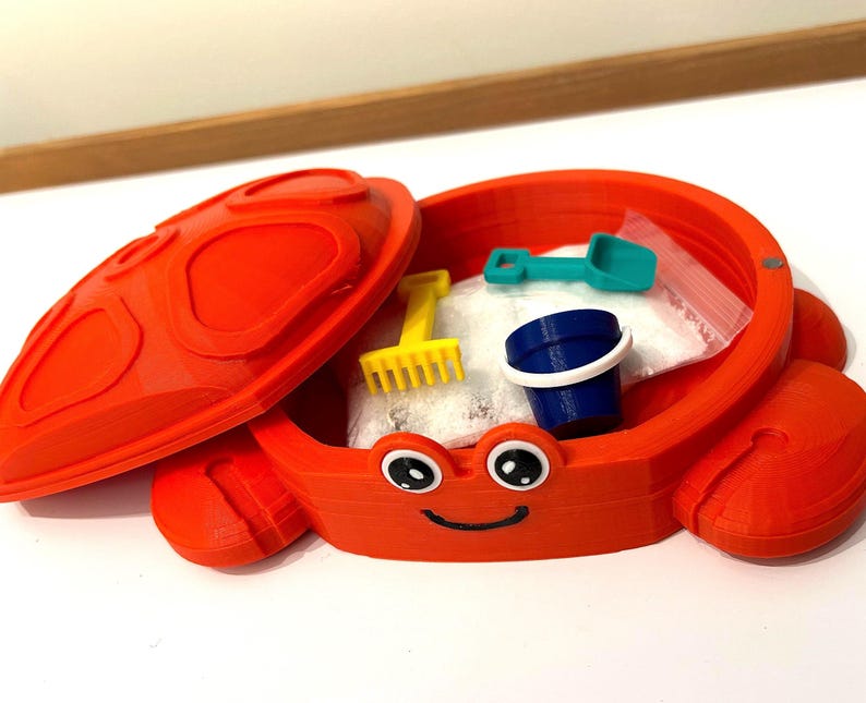 Crab Sandbox Zen Garden I Home Office & Desk Toy I Nostalgic Sensory ...